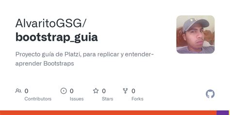 Github Alvaritogsgbootstrapguia Proyecto Guía De Platzi Para Replicar Y Entender Aprender