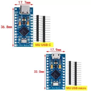 Placa Arduino Leonardo Pro Micro Atmega32