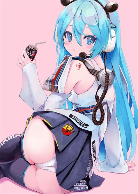 Hatsune Miku And Racing Miku Vocaloid And More Drawn By Takepon Danbooru