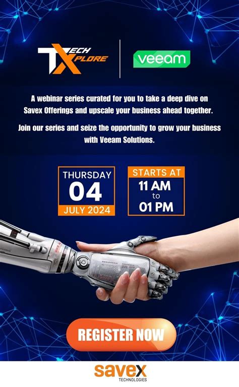 Savex Technologies Pvt Ltd On Linkedin Savex Veeam Techevent Techexplore Savexwebinar