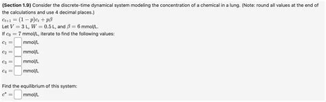 Solved Section 19 Consider The Discrete Time Dynamical
