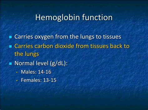 PPT Structure And Function Of Hemoglobin PowerPoint Presentation Free Download ID 6540347