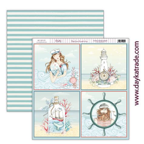 SCP 572 Papel Scrap Colección Mensaje En Una Botella Di No Manualidades