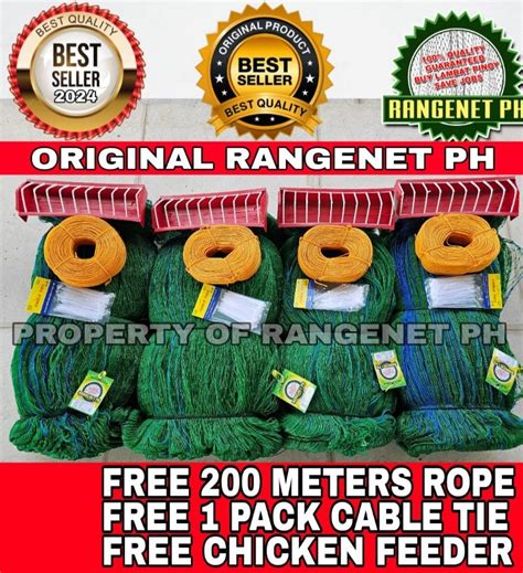 10050 Meters Chicken Range Net Free 200m Ropecable Tiechicken Feeder Lambat Farm Poultry