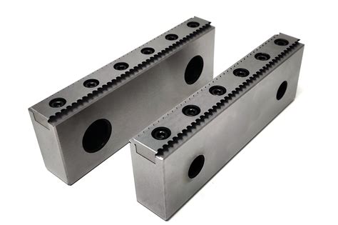 Cnc Milling Steel Vise Hard Jaw 6” Wide Serrated W 0100