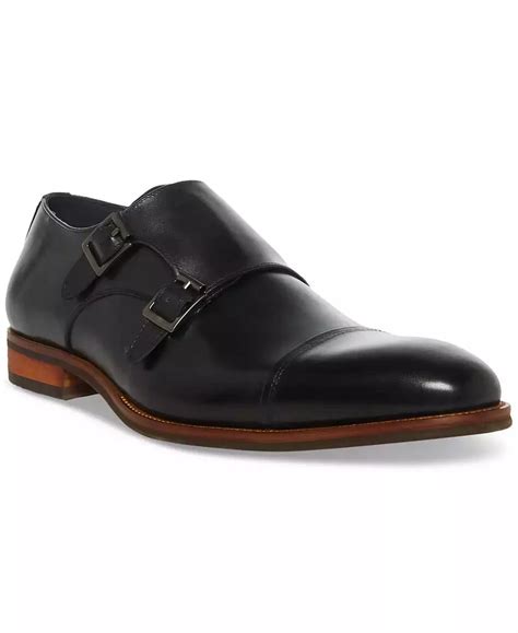 Steve Madden Mens Tilly Double Monk Strap Dress Shoe Dress Shoes