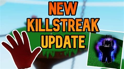 New Killstreak Update In Roblox Slap Battles Youtube