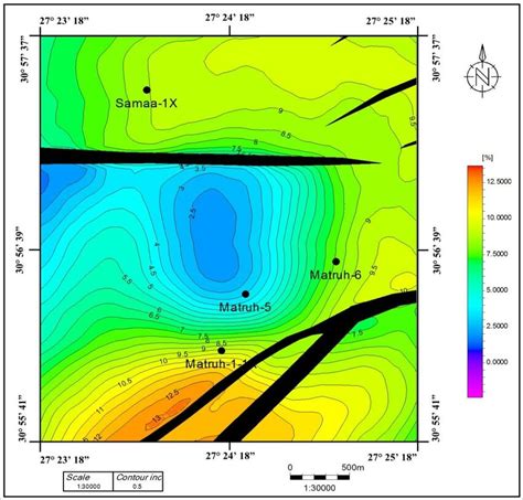 32 Effective Porosity Map Of The Lower Safa Reservoir Download Scientific Diagram