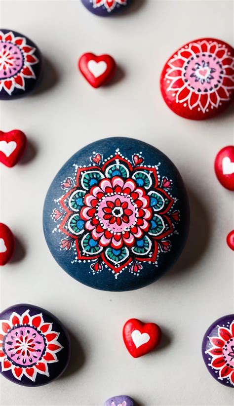 31 Mandala Painted Rock Ideas Peaceful Designs For Mindful Creativity