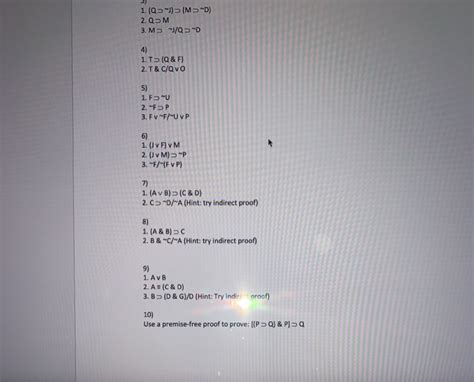 Solved For Each Of The Following Problems Use The Inference