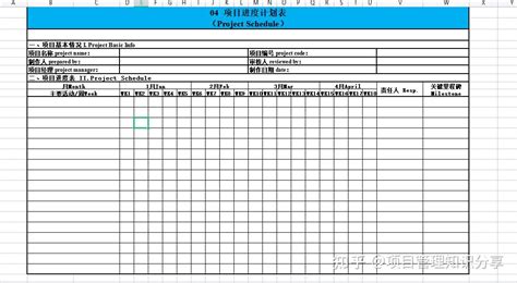项目管理10大模板excel版 知乎