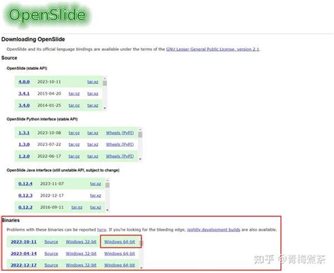 Windows安装openslide python 2024 知乎