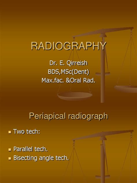 Bisecting Angle X Ray Pdf Radiography Mouth