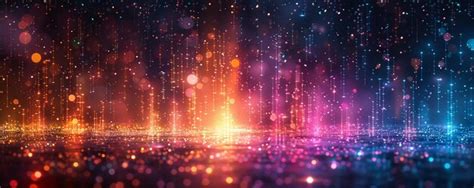 Premium Photo Binary Code Raining Down Like Confetti A Background