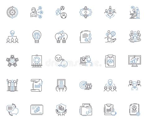 Wayfinding Line Icons Collection Navigation Direction Signage