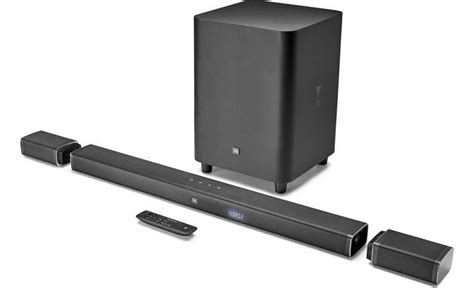 Jbl Bar Powered Home Theater Sound Bar With Wireless Subwoofer And True Wireless Surround