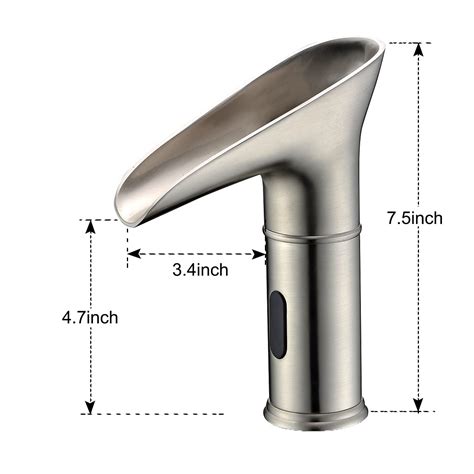 Buy Gangang Led Automatic Touchless Waterfall Bathroom Faucet Motion