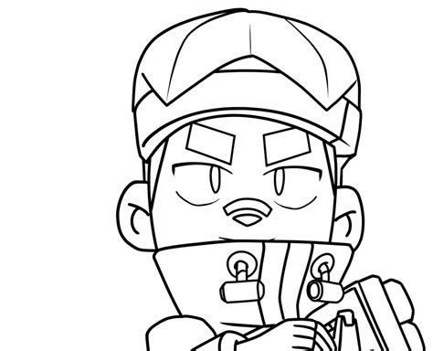 브롤스타즈 문어 팽 색칠공부 도안 무지개캔버스 색칠공부 무료도안