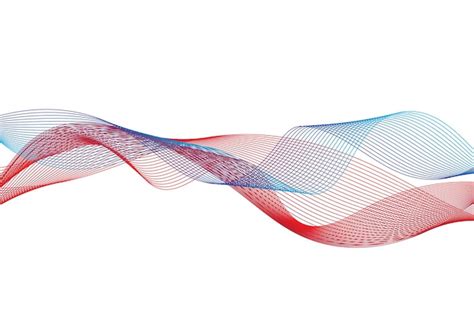 Premium Vector Red And Blue Wavy Lines Abstract Background Wallpaper Vector