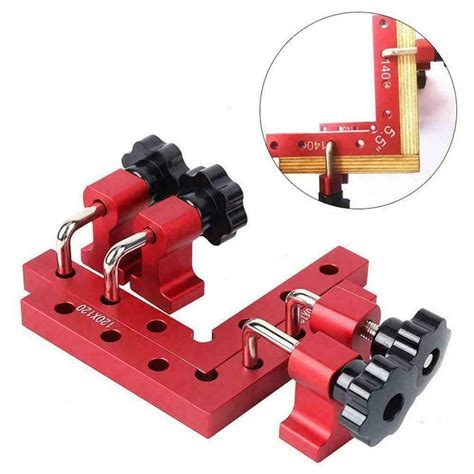 목공 90 ° 직각 위치 지정 자 지그 소 클램프 위치 L 사각형 블록 고정 고정 고정 장치 클램핑 측정 Aliexpress