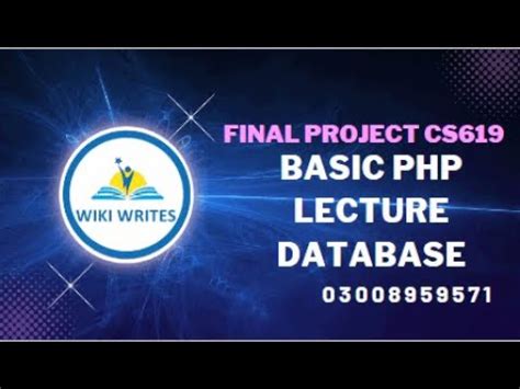 Basic PHP Why We Use PHP PHP Lecture In Urdu PHP Syntax PHP Basic Code Php MYSqL Code