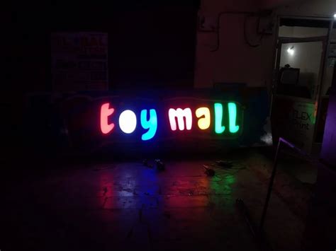 Rectangle Outdoor Acrylic Acp Led Sign Board At ₹ 800sq Ft In Indore