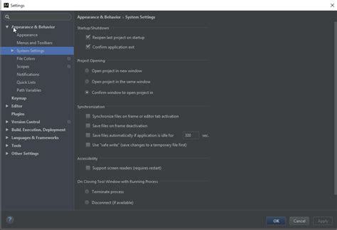 Disable Autosave Ides Support Intellij Platform Jetbrains