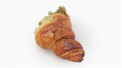 3d Model Broken Croissant 01 Turbosquid 2130832
