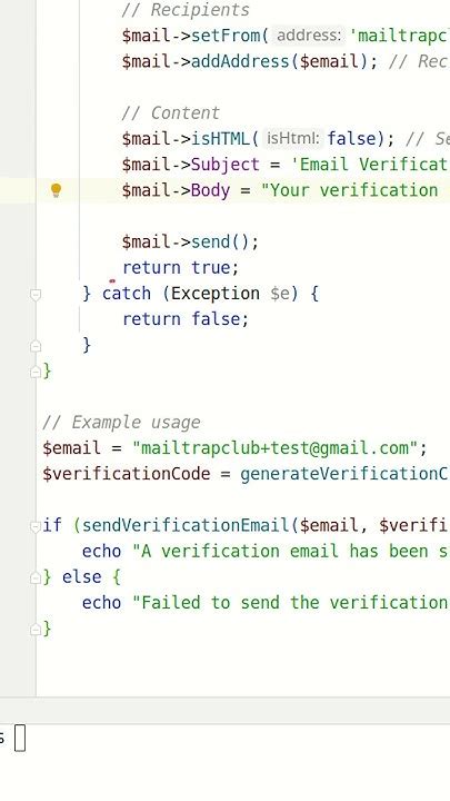 Email Verification Script In Php Tutorial By Mailtrap Youtube