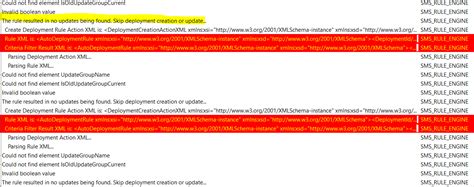 ADR Not Downloading Updates System Center Configuration Manager Current Branch Windows