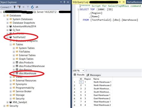 Partial Restore From A Full Backup Notes On Sql