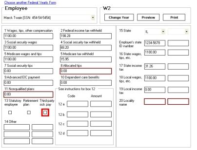 Payroll Software Payroll W2 Forms