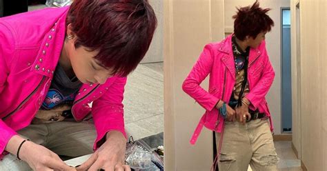 지드래곤 핫핑크 자켓 네일아트까지 해놓고 복권 삼매경