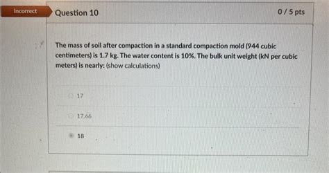 Solved Theoretically The Maximum Dry Unit Weight Is Chegg Com