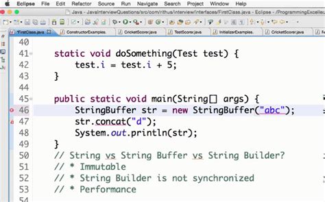 Java String Vs Stringbuffer Vs Stringbuilder Youtube