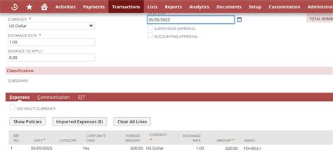 Nsc How To Resolve Unexpected Error When Submiting An Expense Report