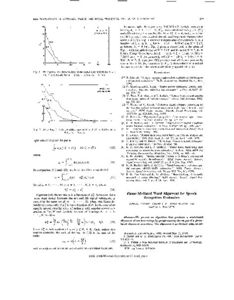 Pdf Phone Mediated Word Alignment For Speech Recognition Evaluation