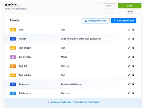 Cant Save Content Model And Start Strapi Server After Adding