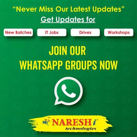 Classroom Schedule Naresh I Technologies