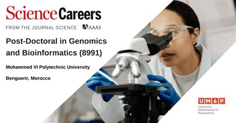 Post Doctoral In Genomics And Bioinformatics 8991 Job With Mohammed Vi Polytechnic University