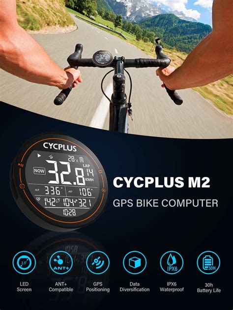 Cycplus M2 Gps Bicycle Computer Wireless Ant Bluetooth Waterproof Spe