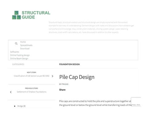 Pile Cap Analysis And Design Pdf