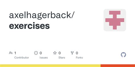 GitHub Axelhagerback Exercises