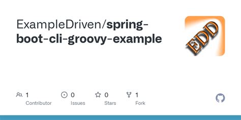 Github Exampledrivenspring Boot Cli Groovy Example