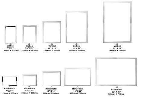 Poster Sign Sizes