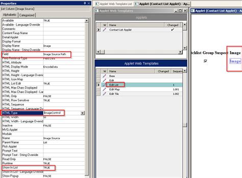 Siebel Open UI Contact Tiles And Images