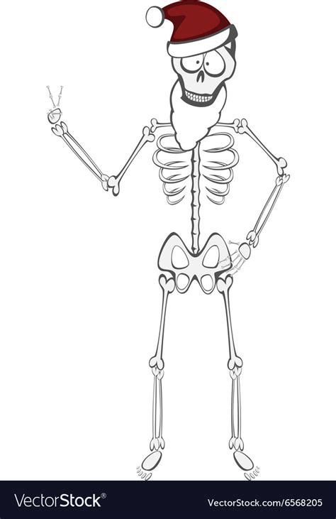 Skeleton Buddy Royalty Free Vector Image Vectorstock