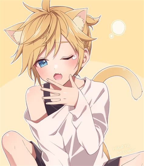Kagamine Len Vocaloid Drawn By Hinata Mizuiro Danbooru