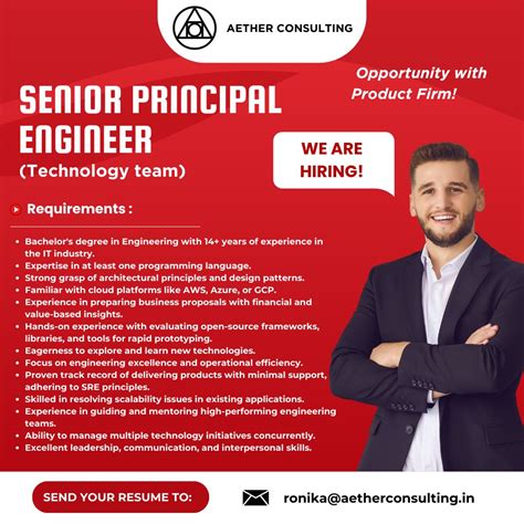Aether Consulting On Linkedin Hiring Seniorprincipalengineer