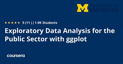 Exploratory Data Analysis For The Public Sector With Ggplot Coursera